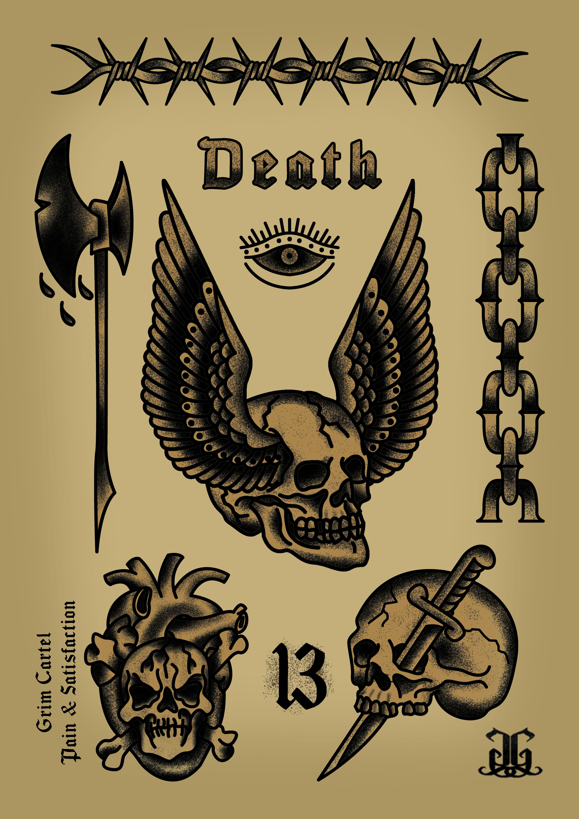 ArtStation - TATTOO FLASH 13