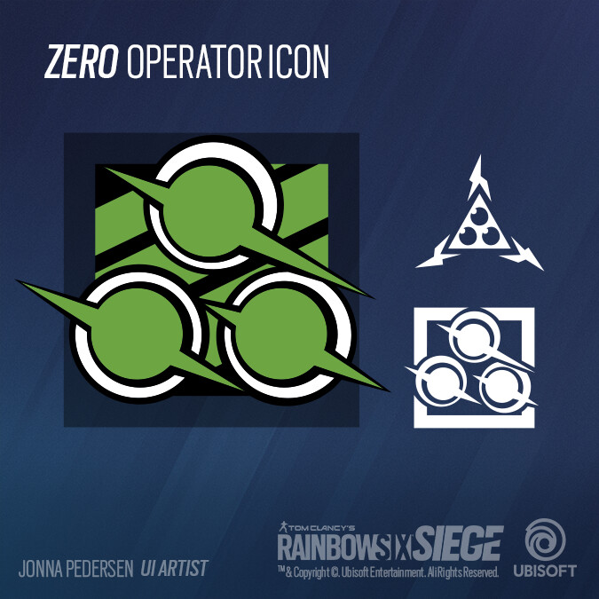 Jonna Pedersen - R6 Siege: Icons and HUD