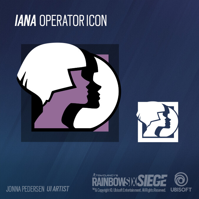 Jonna Pedersen - R6 Siege: Icons and HUD