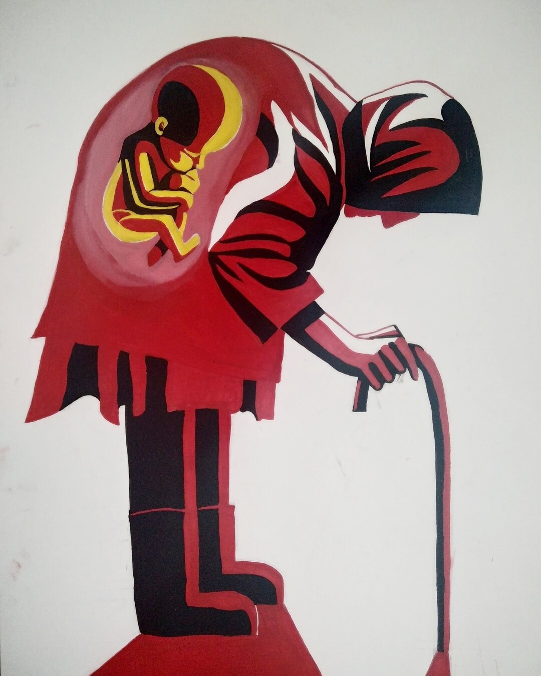 ArtStation - "THE HEAVY BURDEN OF ABORTION"