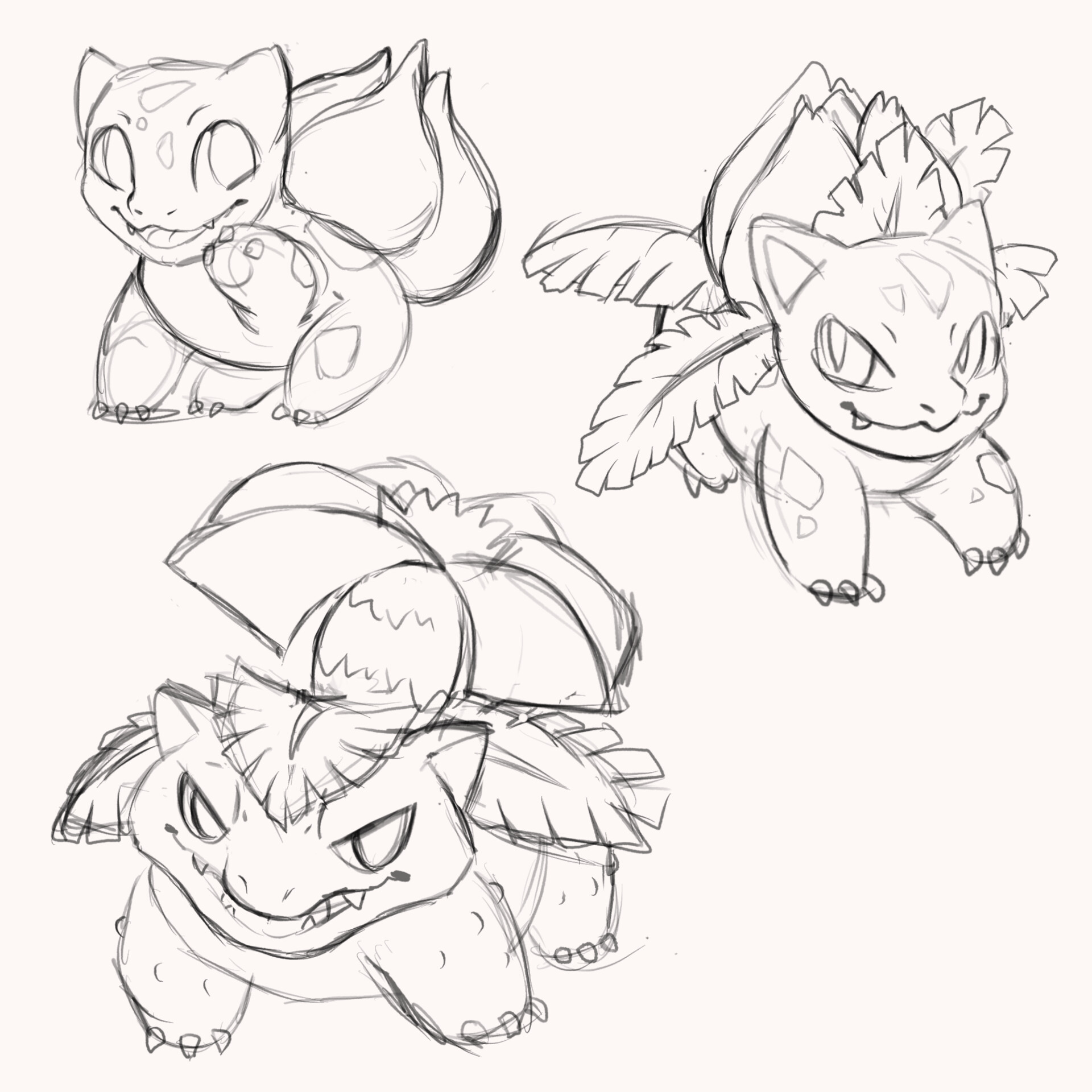 pokemon bulbasaur evolution coloring pages