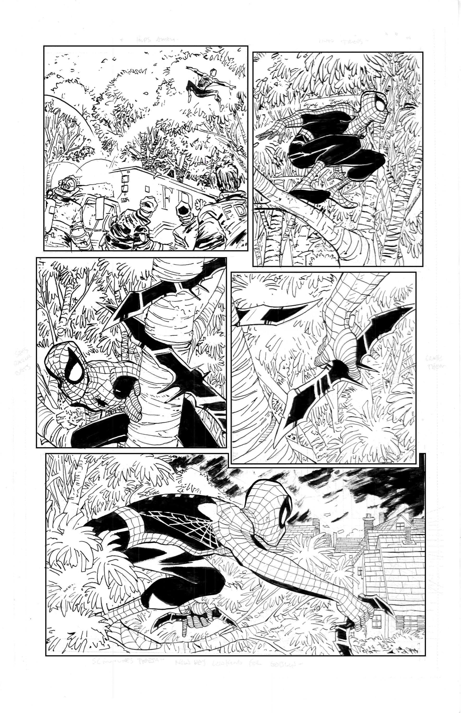 Mel Lethco - Spider-man Inks