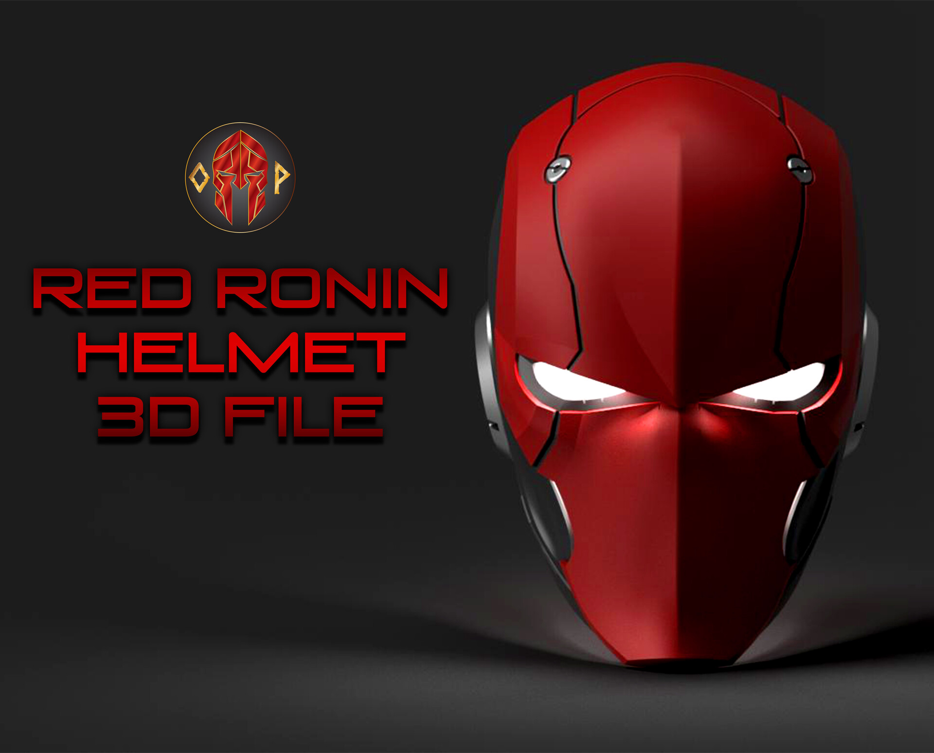 ArtStation - Red Ronin Helmet