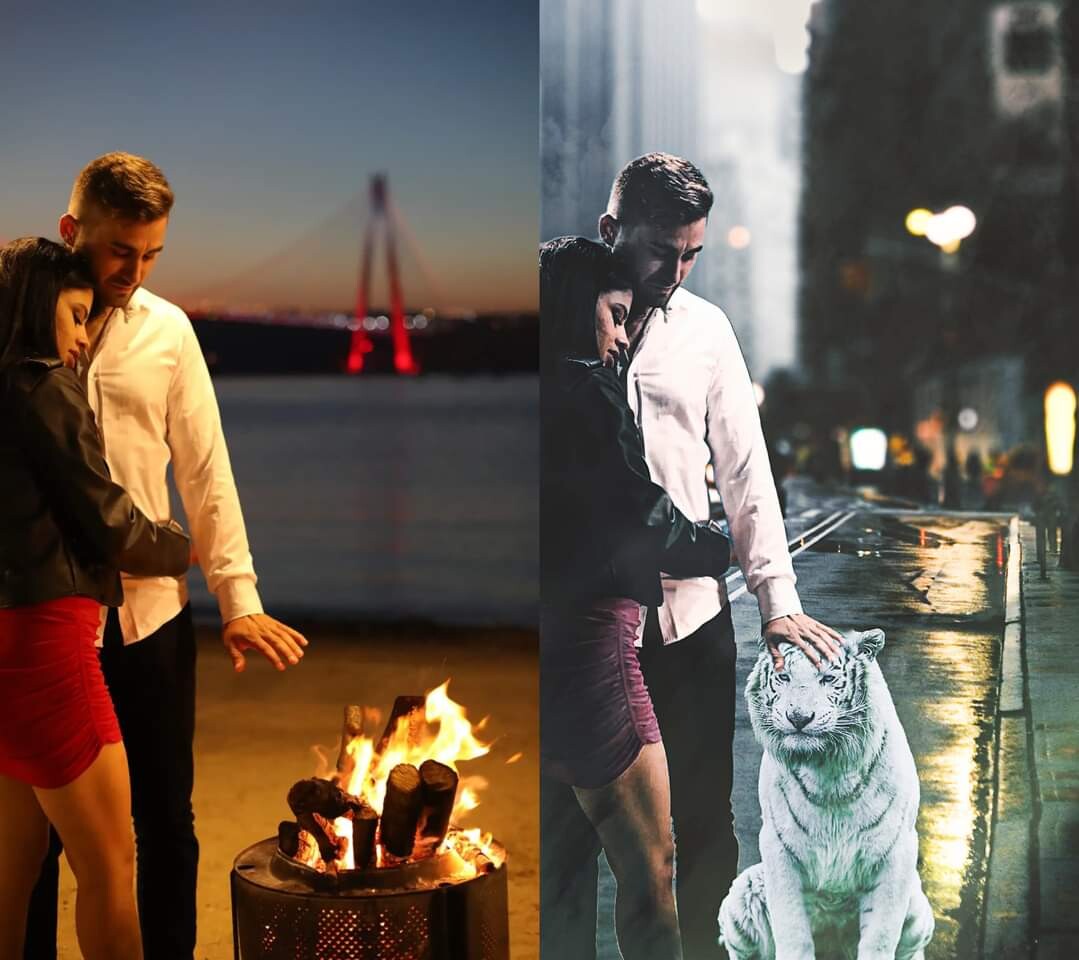 ArtStation - couple photo manipulation ( original photo by omg photography)