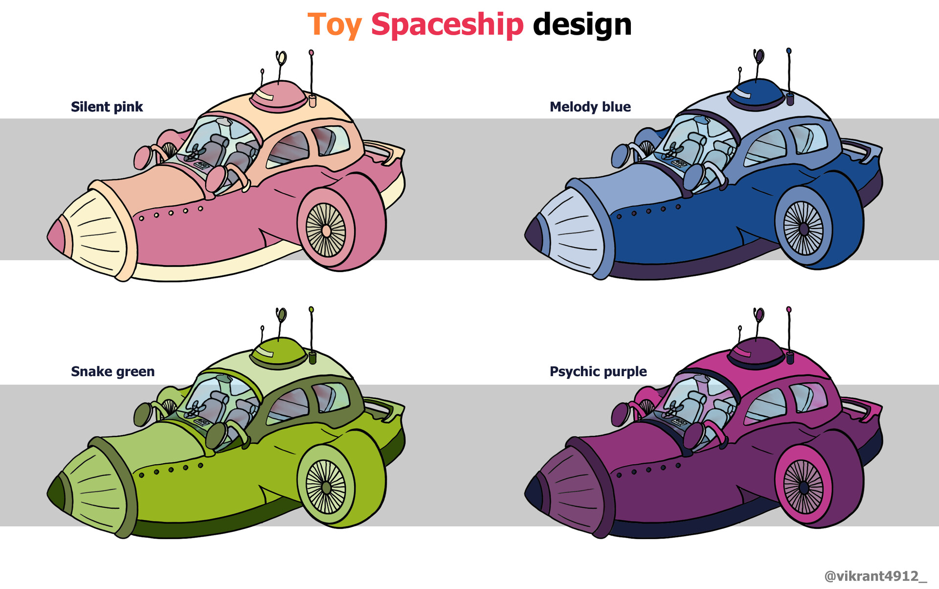ArtStation - Toy Spaceship Design