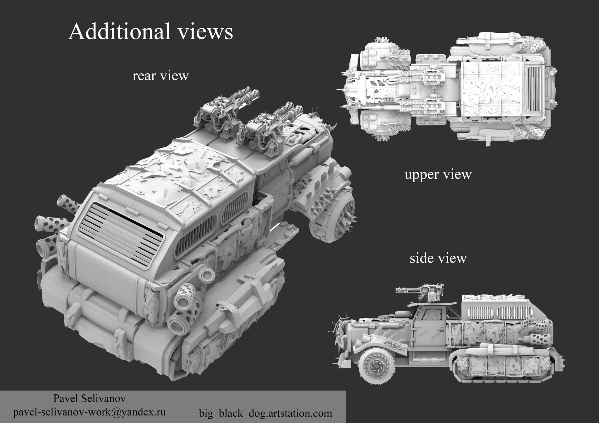 ArtStation - Raider car 3d design