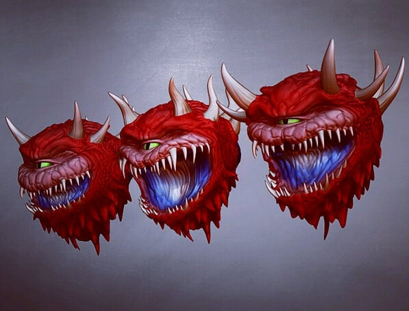 ArtStation - Old school DOOM Fan art