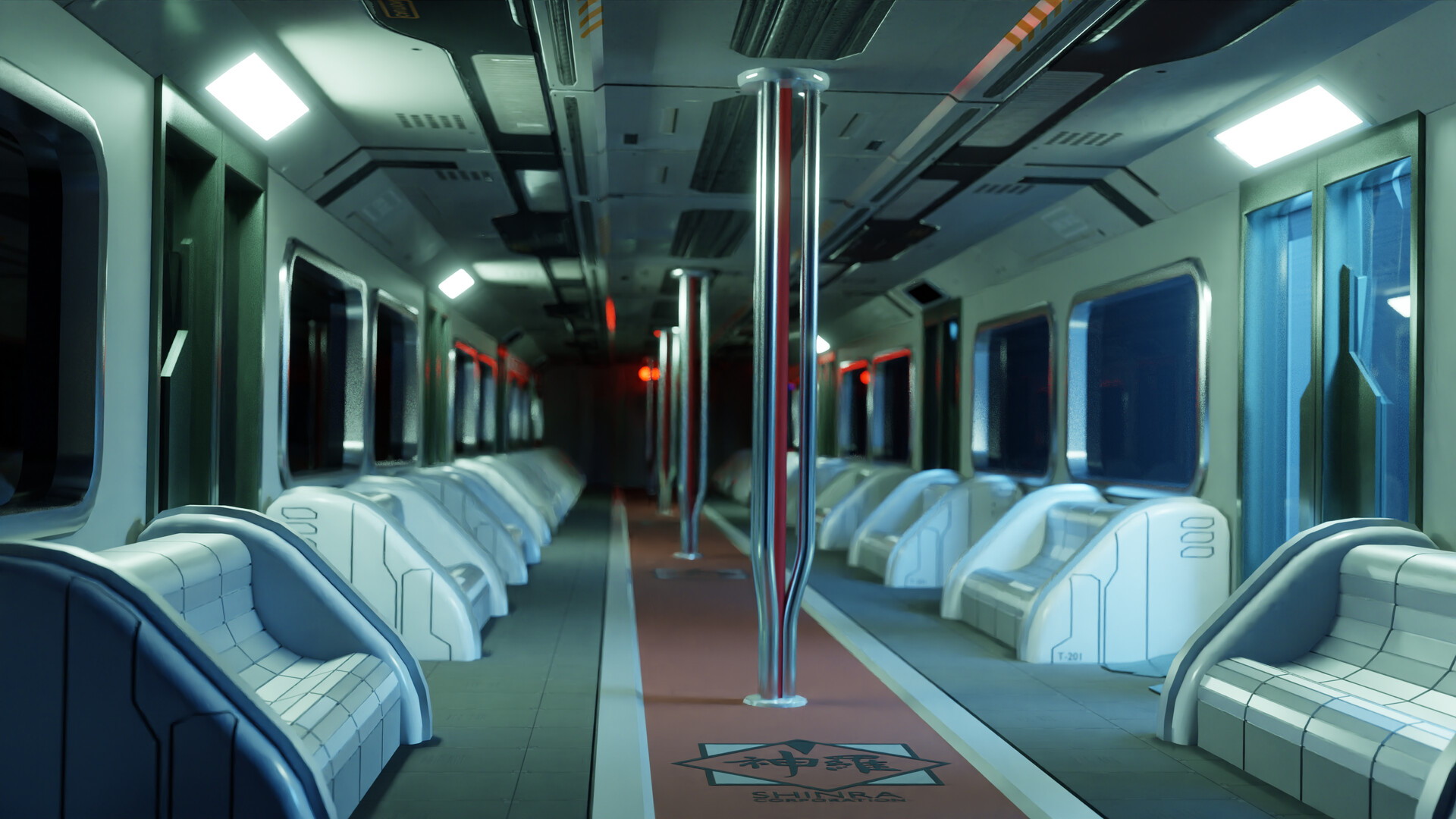 ArtStation - Sci-fi Metro 3D Concept