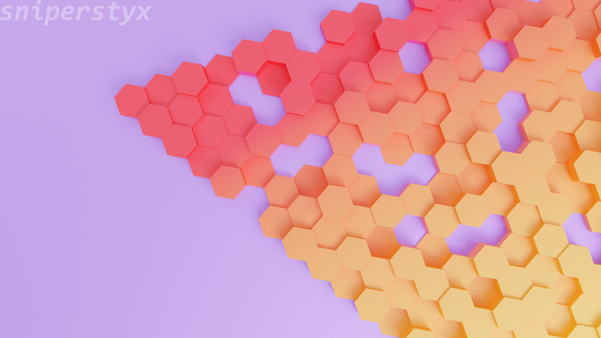 ArtStation - Hexagons Background 4K