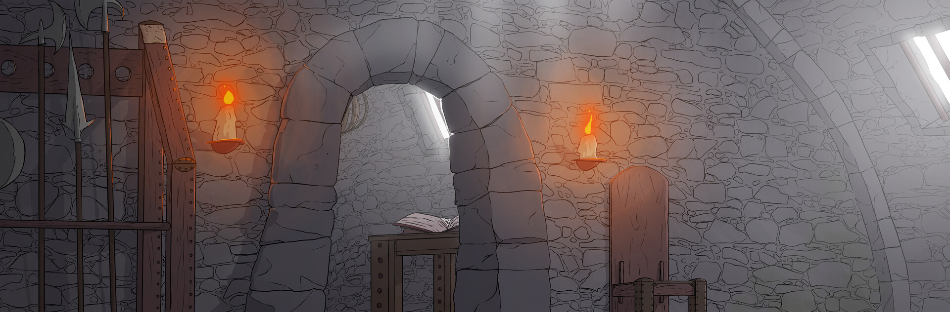 ArtStation - Medieval castle interior