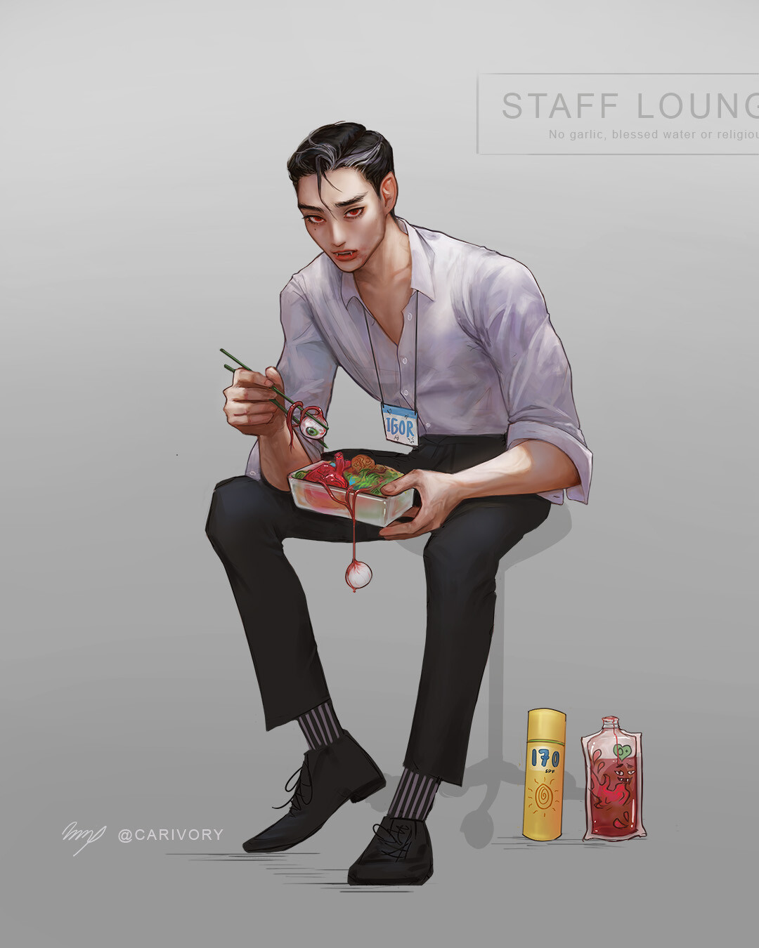 ArtStation - Vampire Substitute Teacher