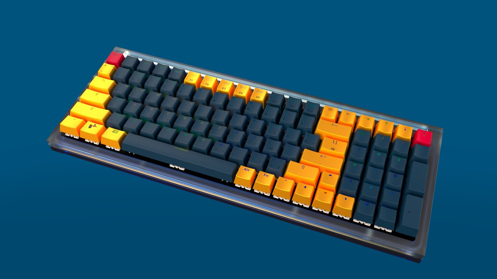 ArtStation - Mechanical keyboard concept