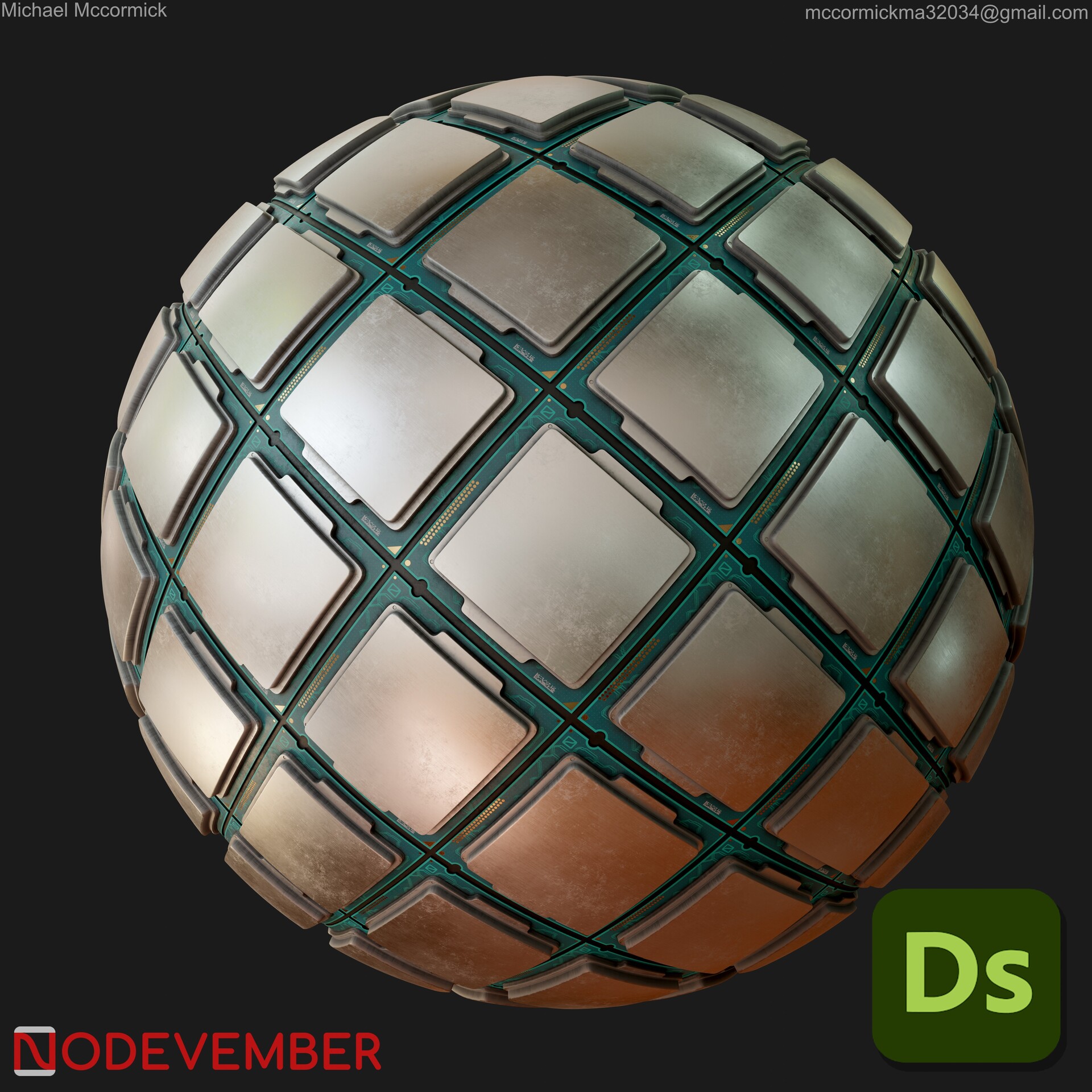 ArtStation - Nodevember Day 3/4: CPU substance