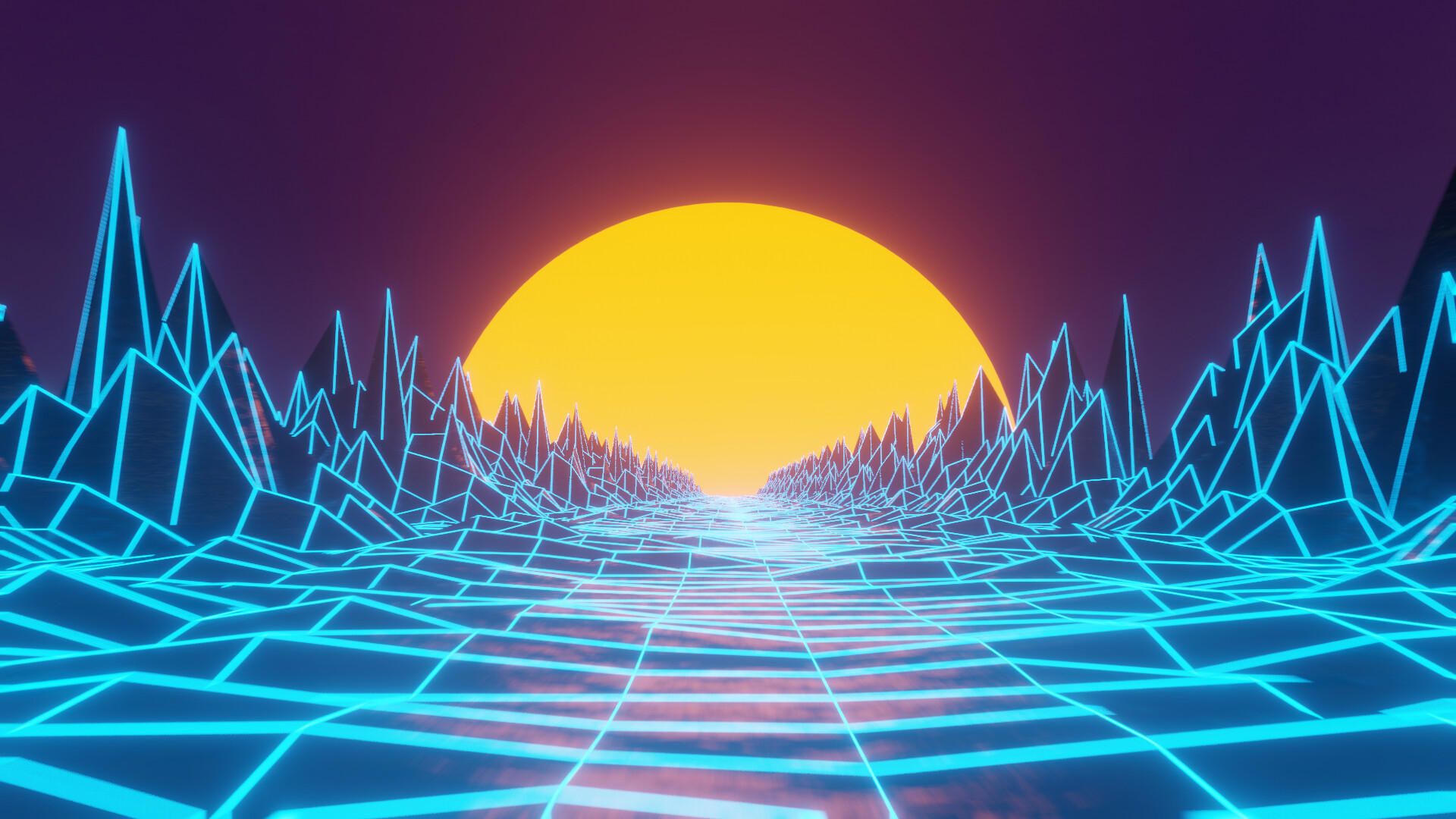 ArtStation - Sinthwave Sun