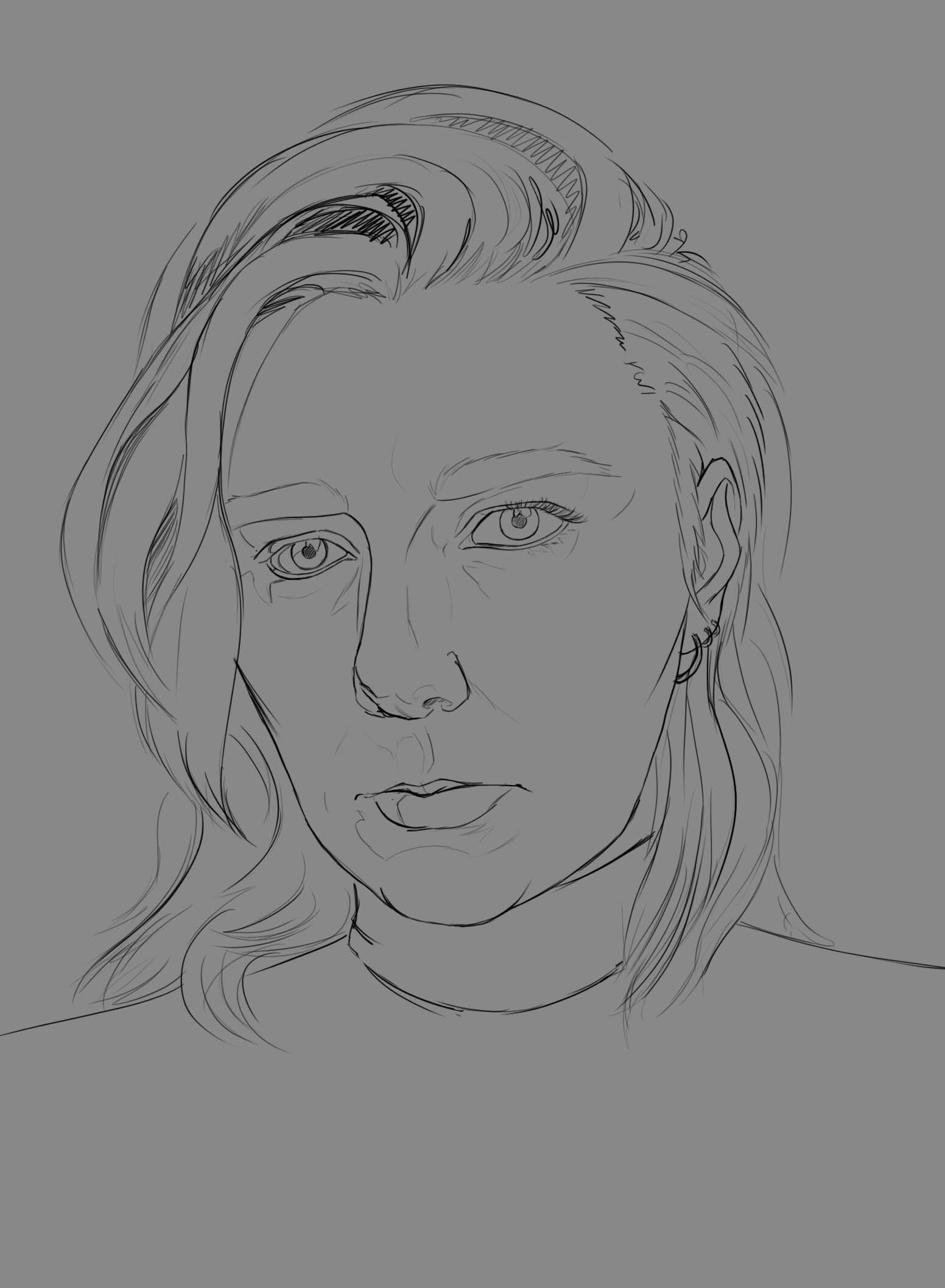 Malin Hallgren - Self Portrait