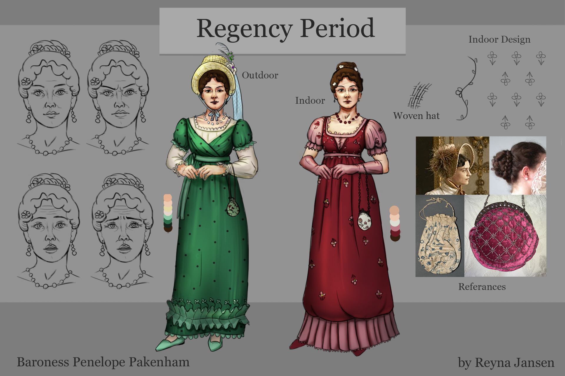 ArtStation - Regency period - Baroness