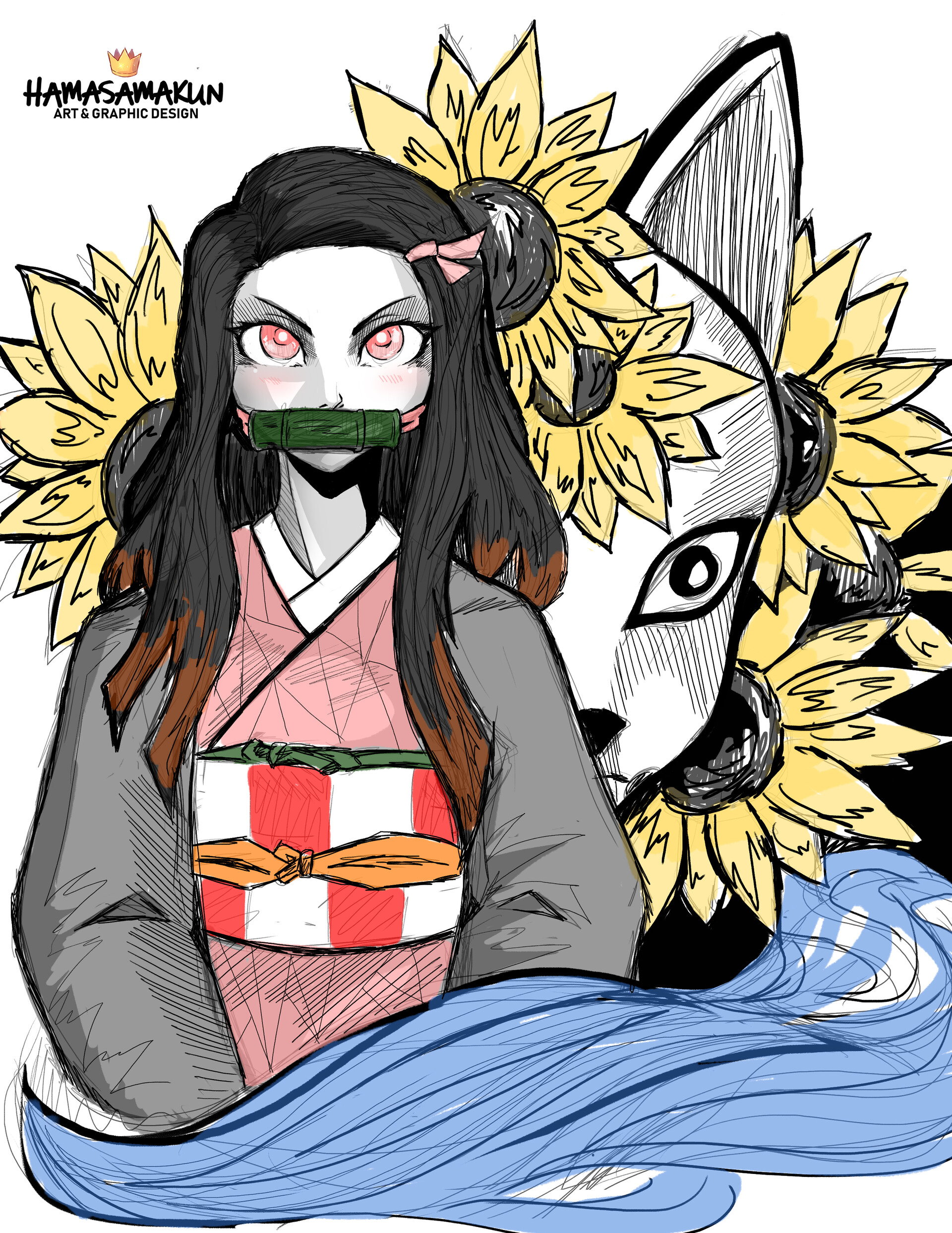 ArtStation - CharacterDesign_Nezuko