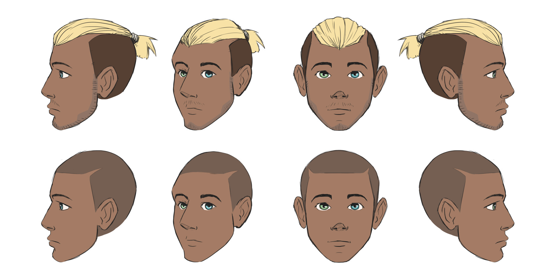 ArtStation - Ed Head Turnaround