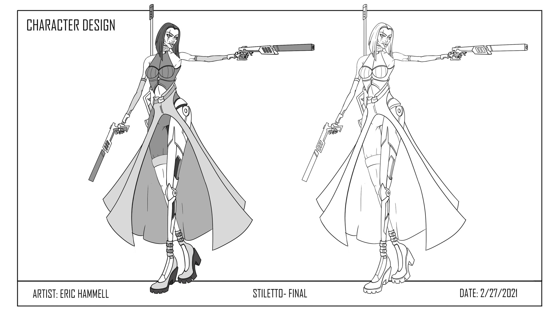 ArtStation - Stylized Character Concept - Cyberpunk