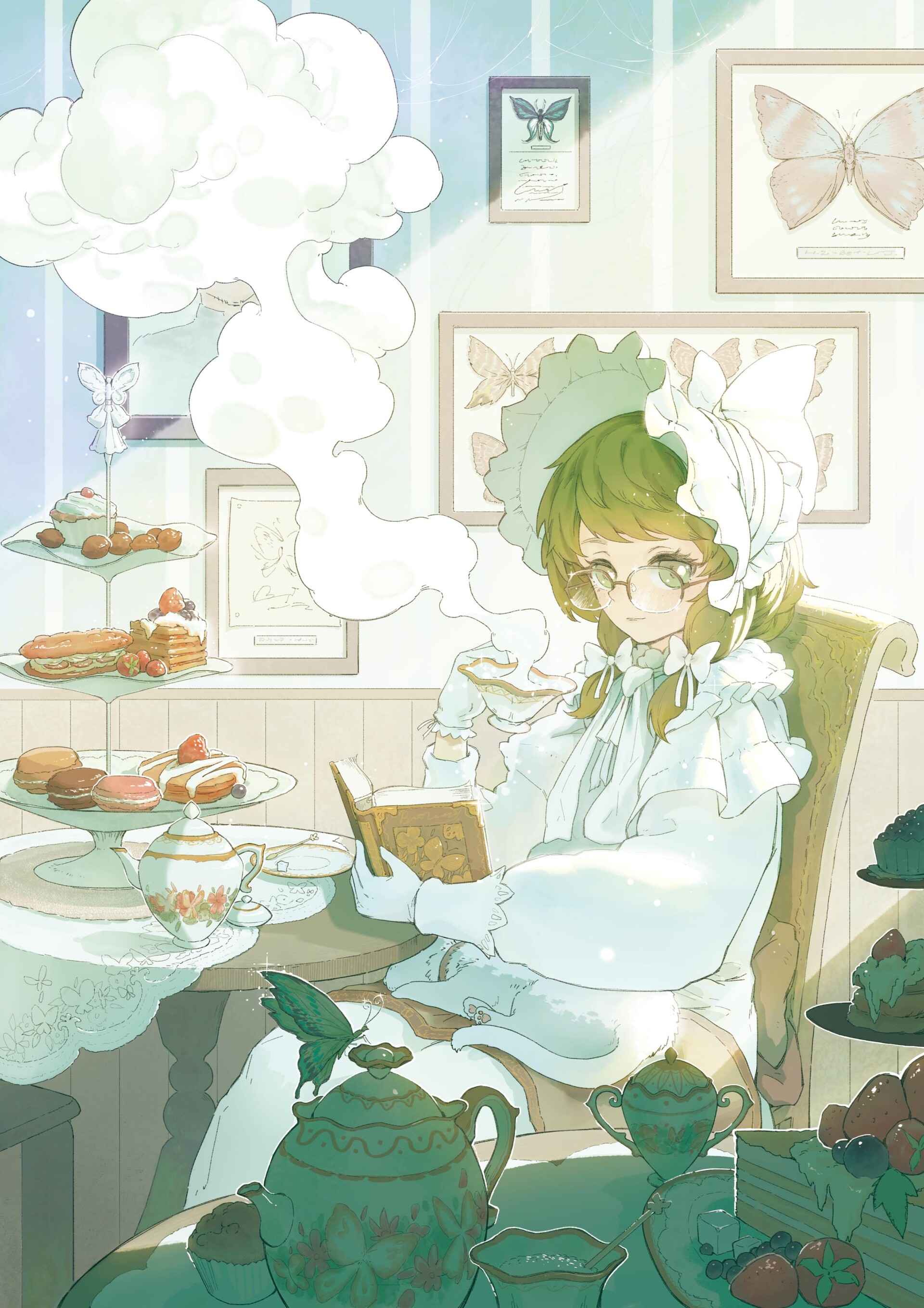 ArtStation - 《Afternoon tea break》 illustration