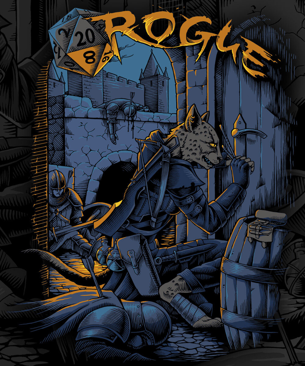 ArtStation - Rogue - RPG class illustration