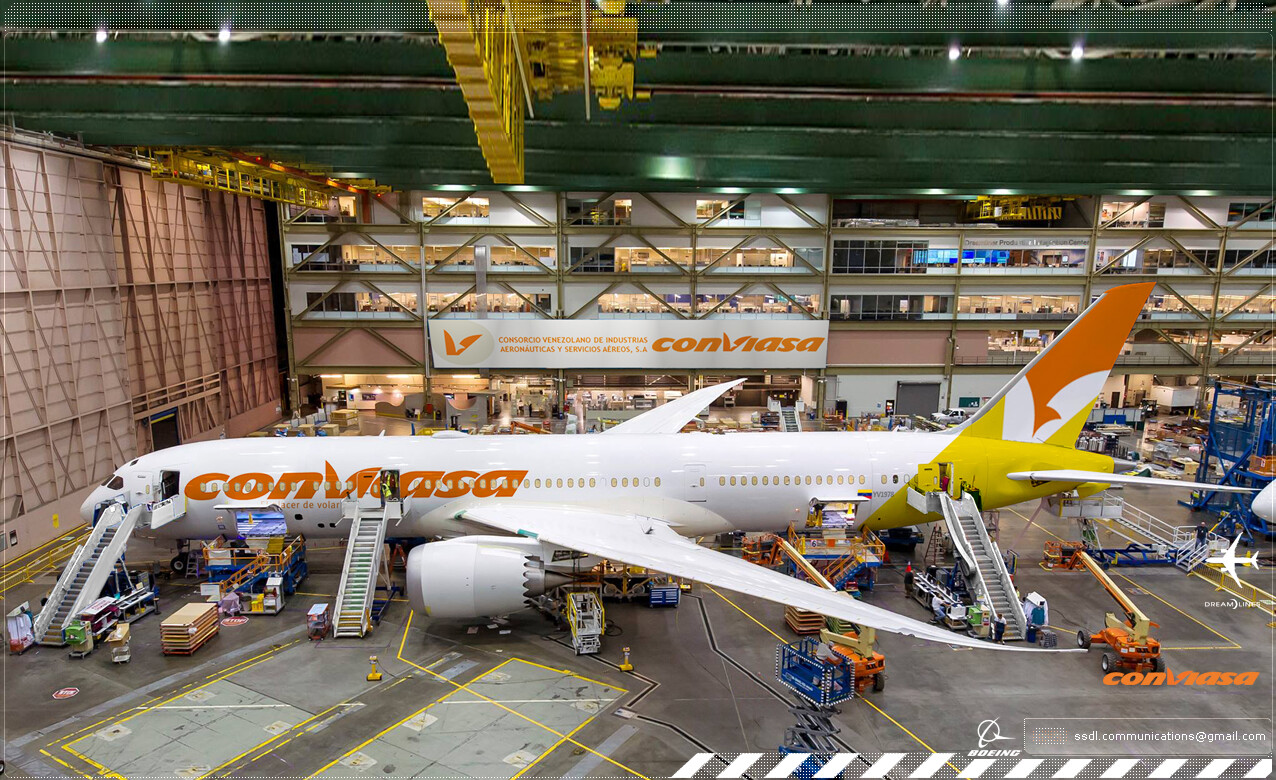 ArtStation - Conviasa Boeing 787 Dreamliner Livery concept