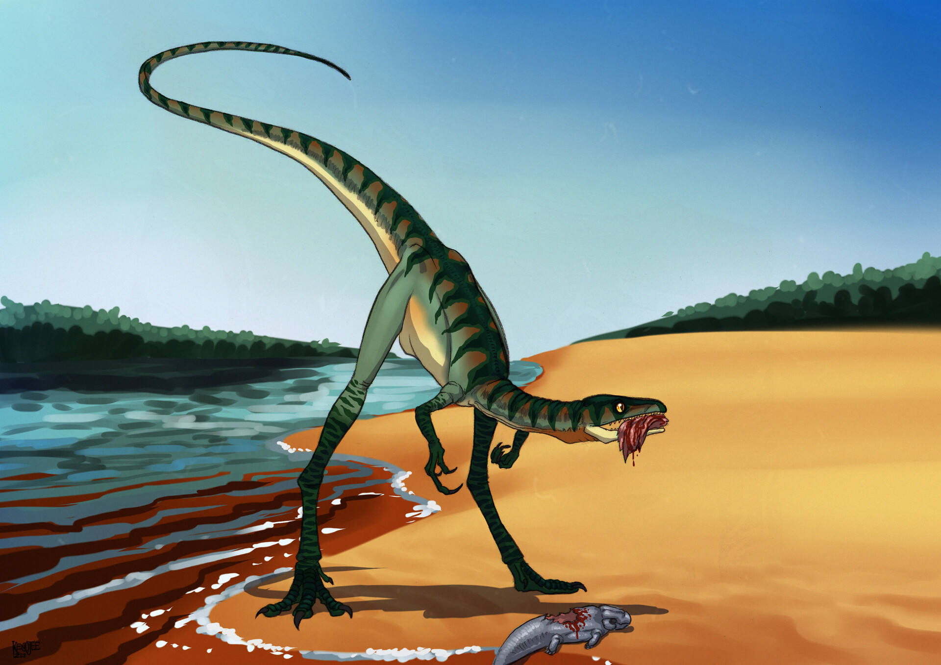 ArtStation - Compsognathus