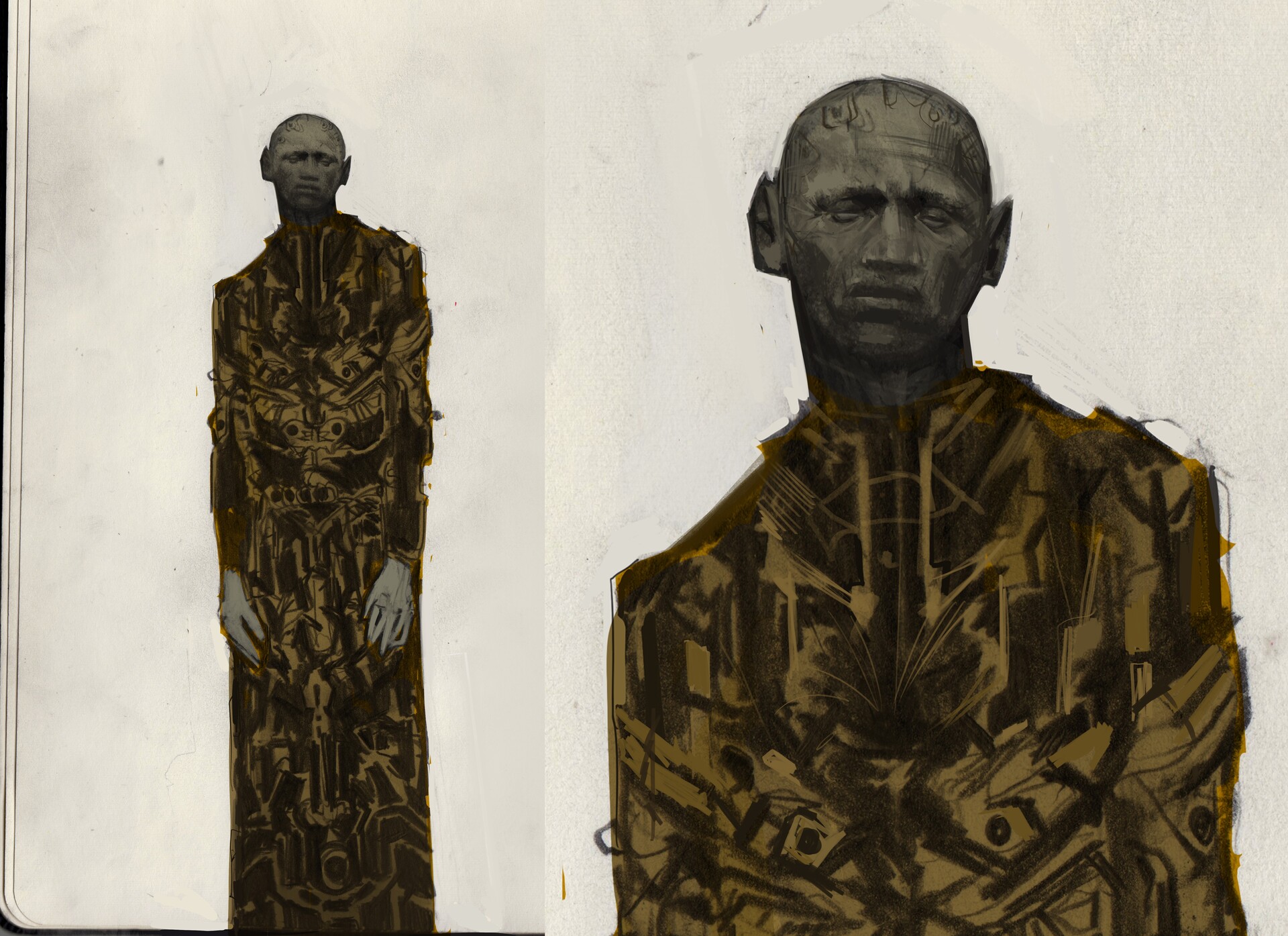 ArtStation - Unknown character - sketch