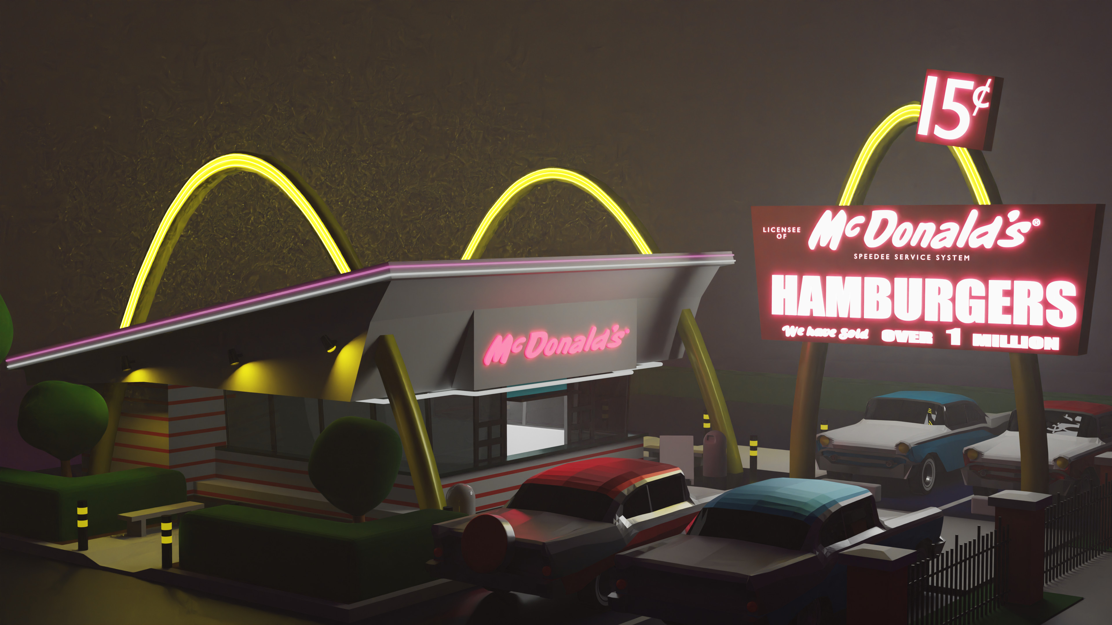 Arthur ROCHE - First MacDonald's | Low Poly