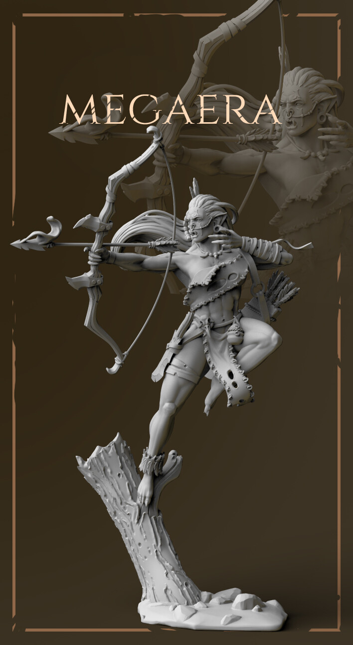 ArtStation - Megaera miniature