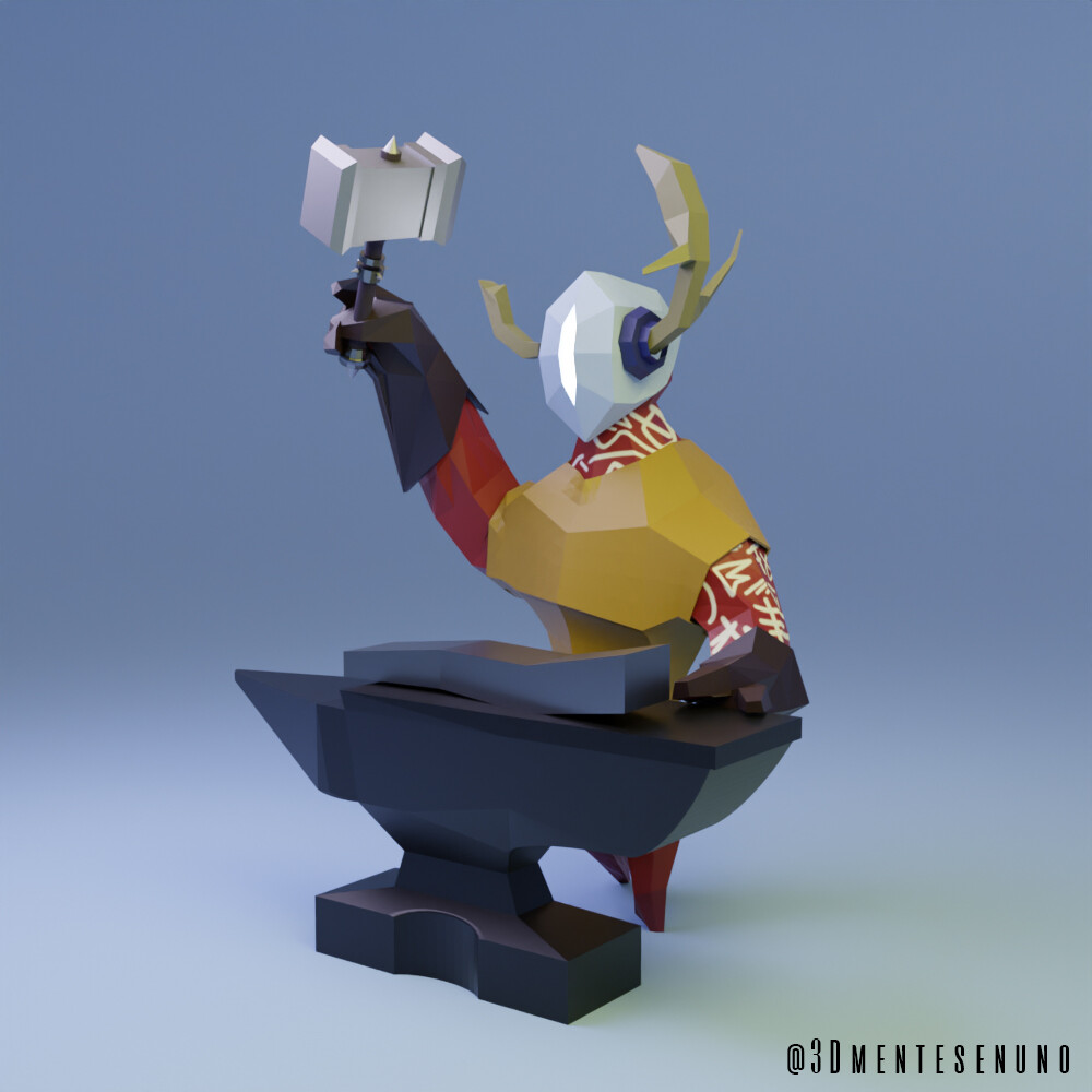 ArtStation - Character3D: blacksmith3D