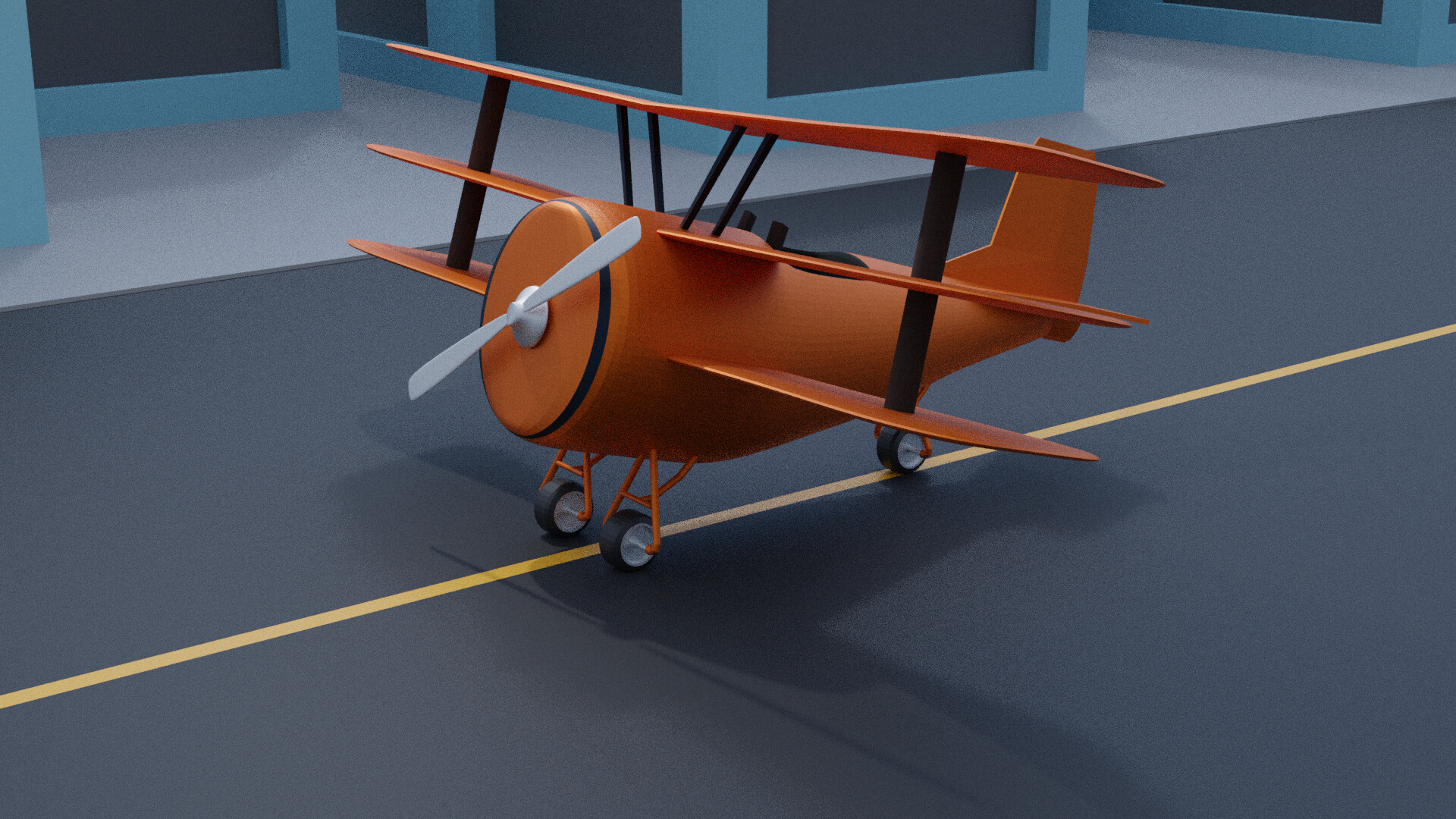 ArtStation - low poly plane