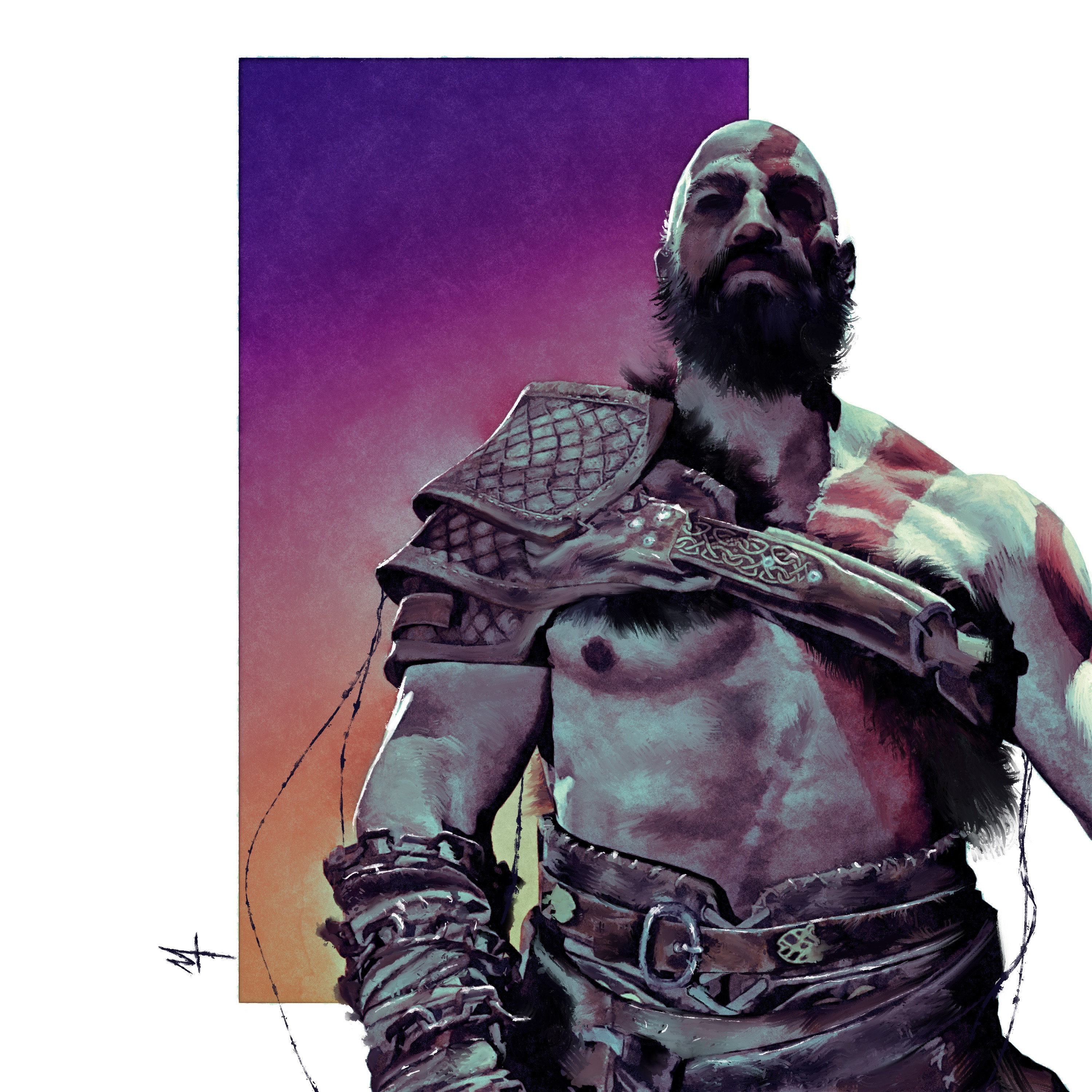 Marco Turini Artist - Kratos from God of War