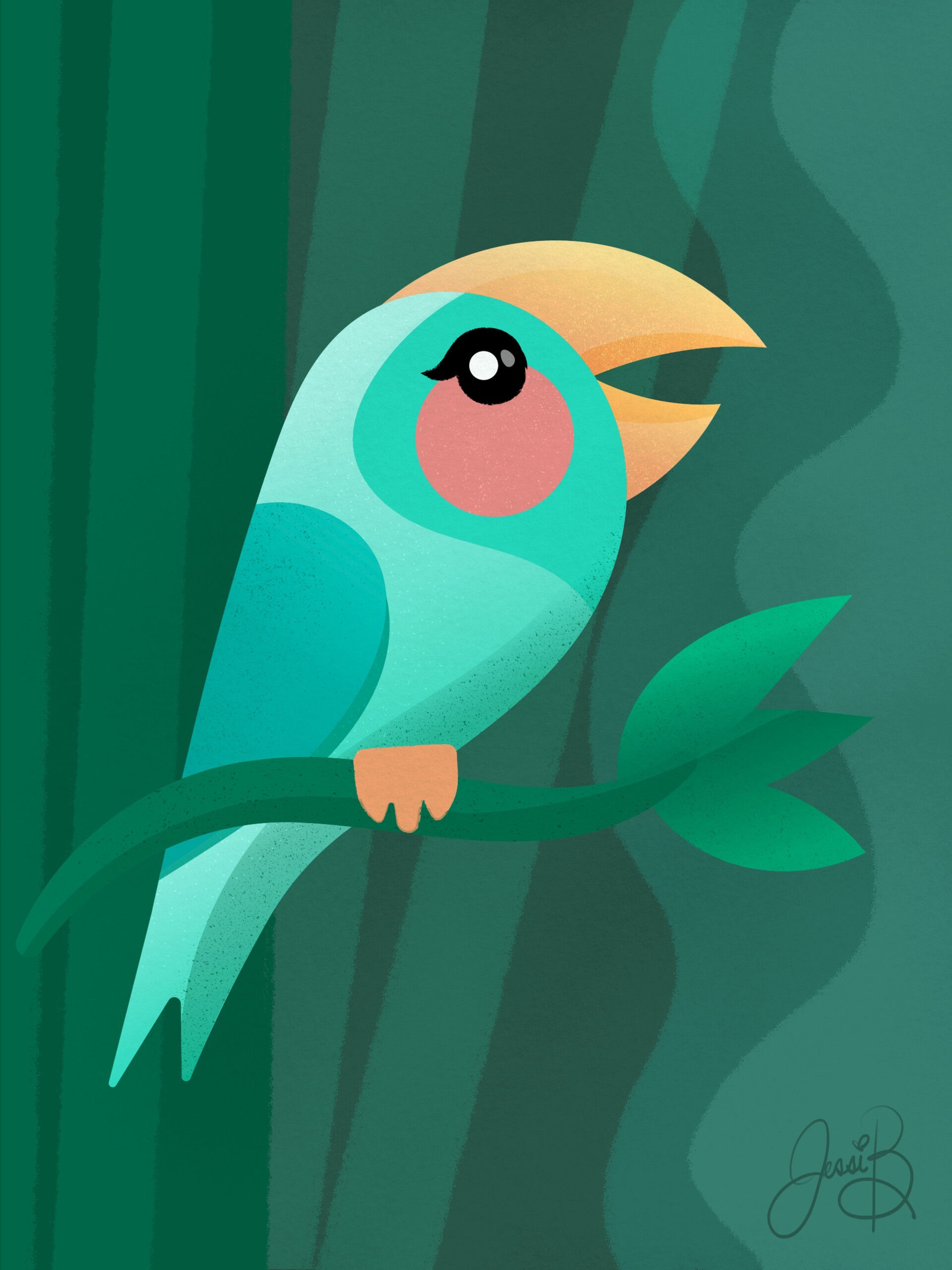 ArtStation - Tiki Bird in Paradise