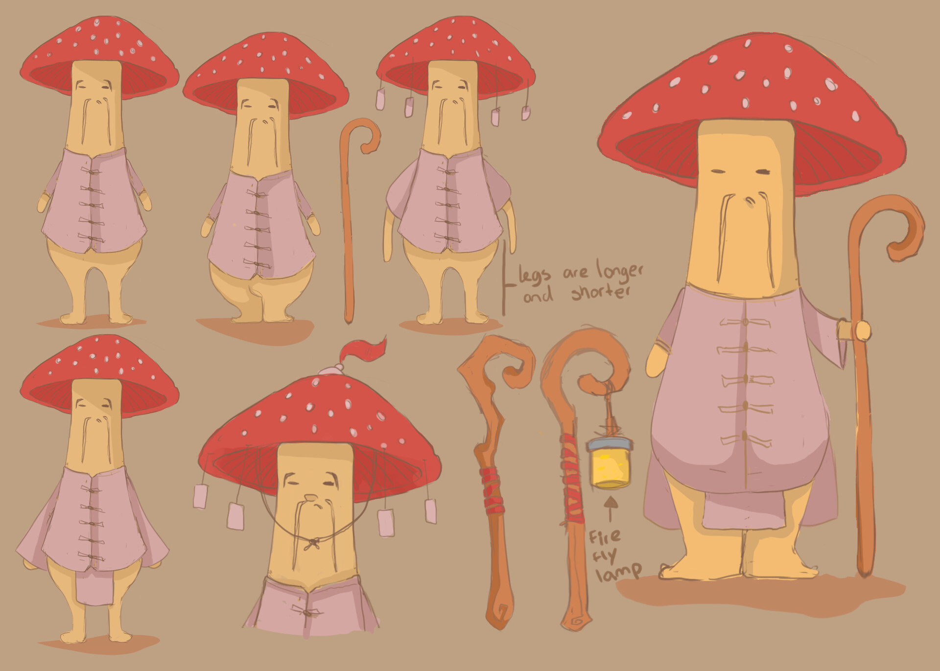 ArtStation - Mushroom Character Concept