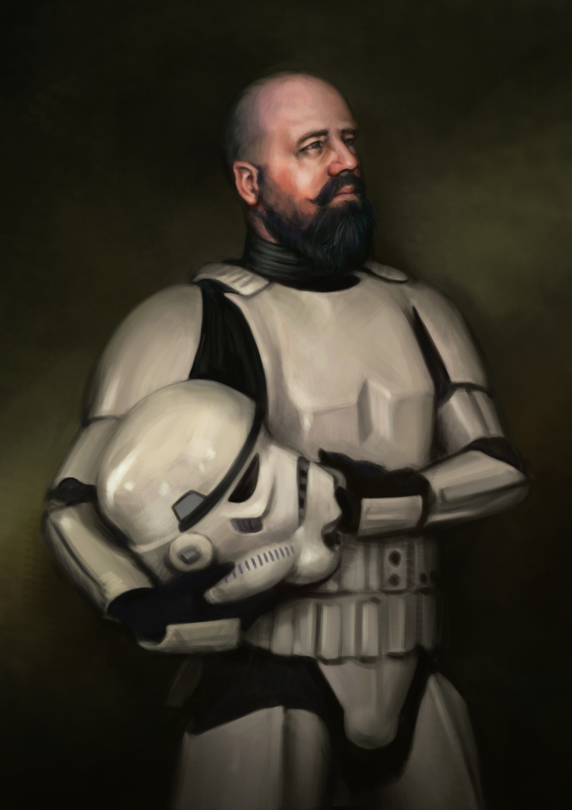 ArtStation - Portrait of veteran stormtrooper