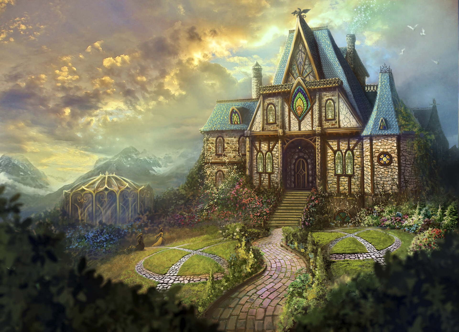 ArtStation - Mansion of witches