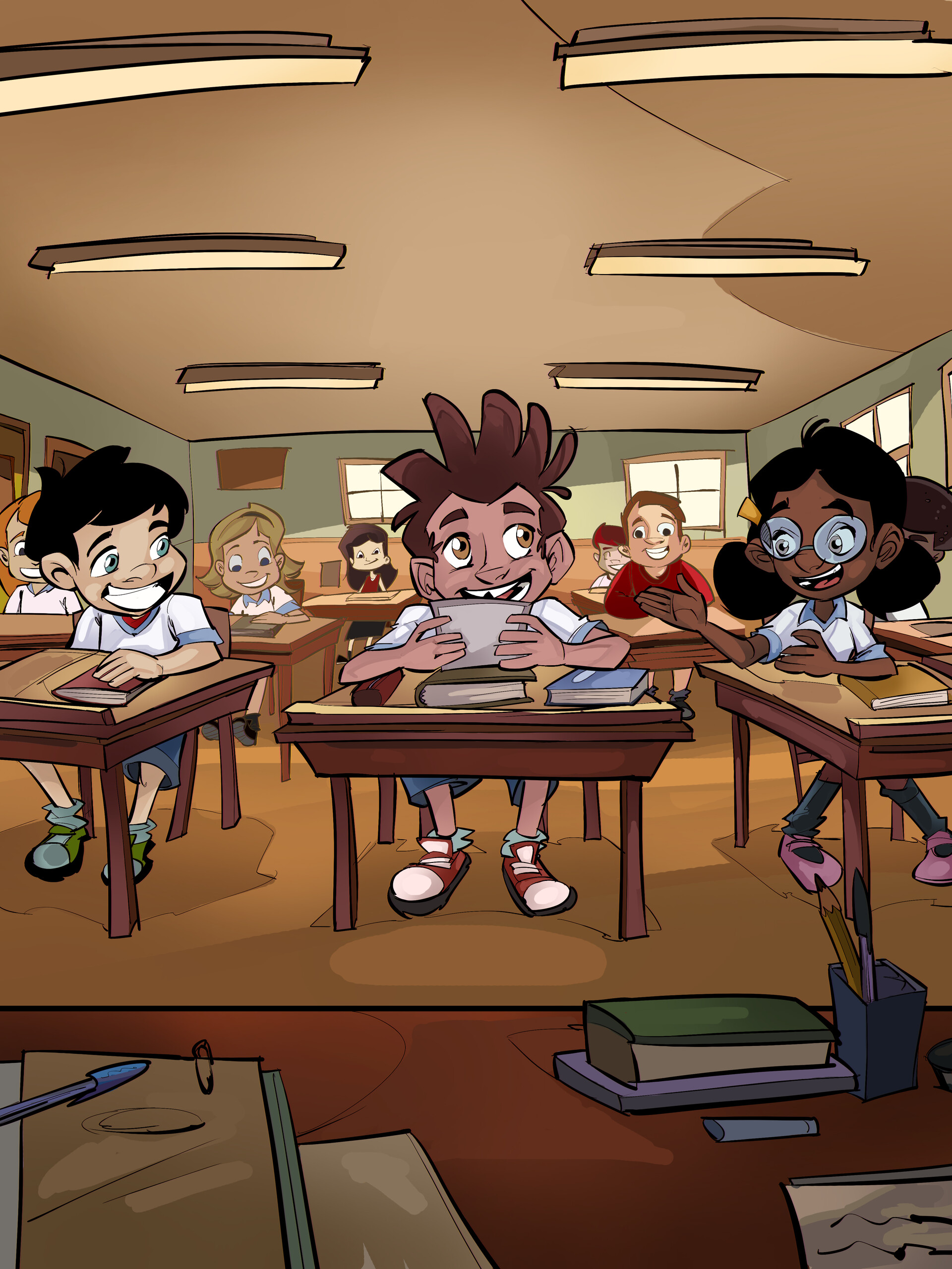 GEORGE WOLF - CHILDREN'S BOOK: S.O.S IN LAGOON