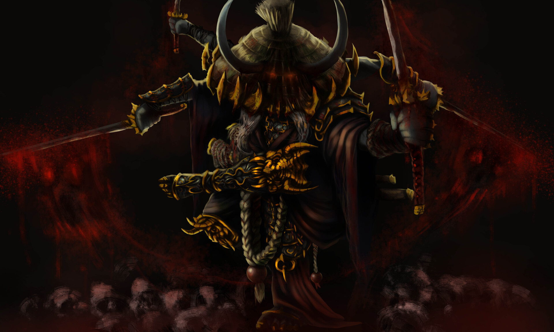 ArtStation - Yagyu the cursed blade