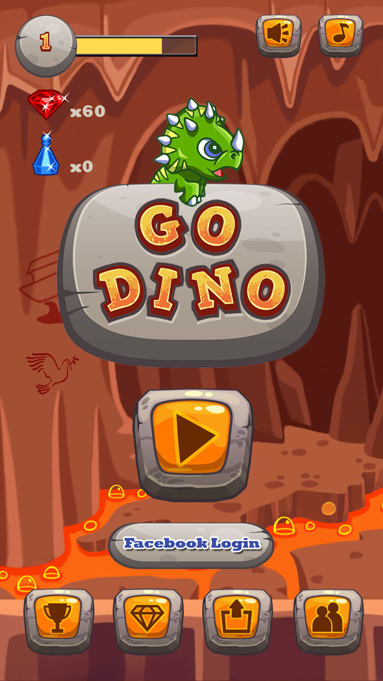 ArtStation - Go Dino app game