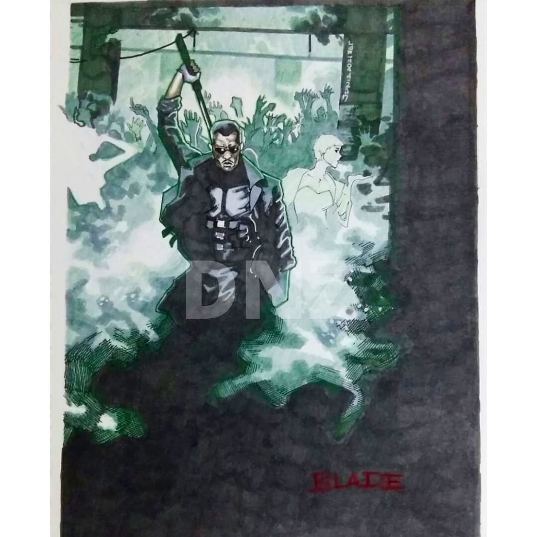 ArtStation - BLADE (Wesley Snipes)