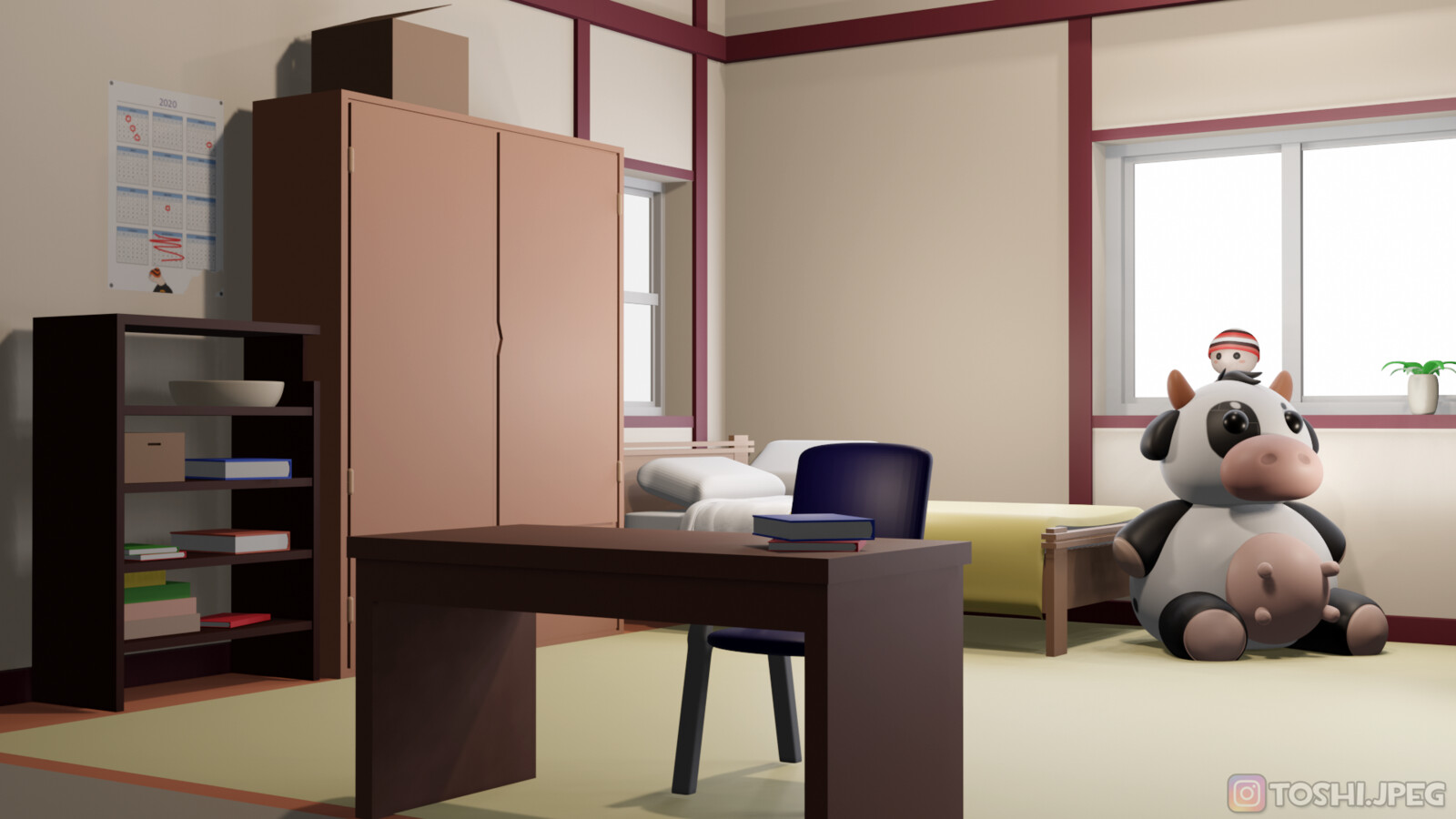 Toshico25 - Sayori's Bedroom - DDLC