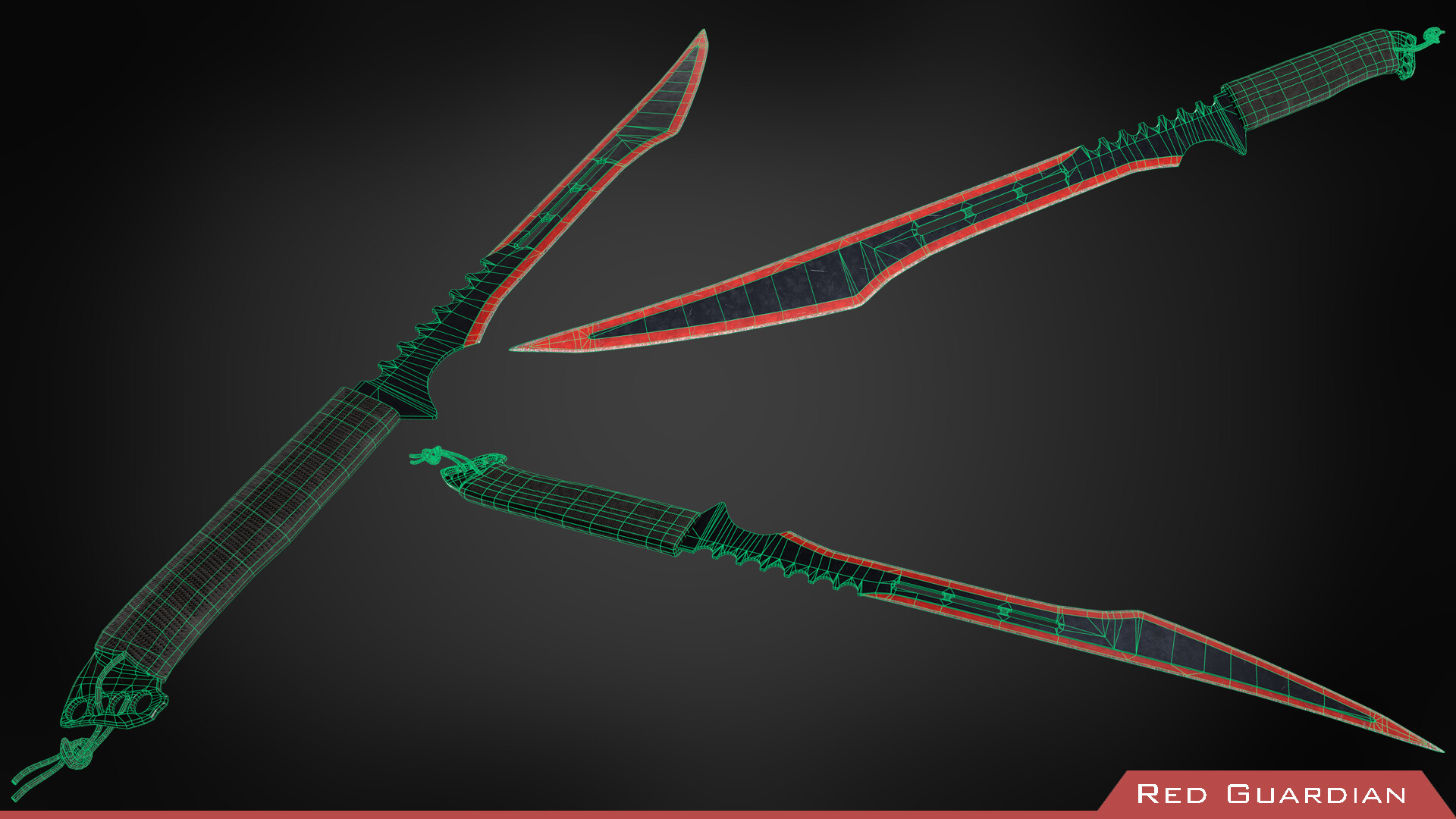 Kyriakos Gerostathis - Red Guardian Sword (Game ready)