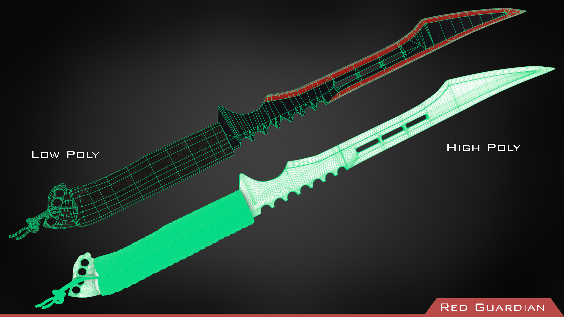 Kyriakos Gerostathis - Red Guardian Sword (Game ready)