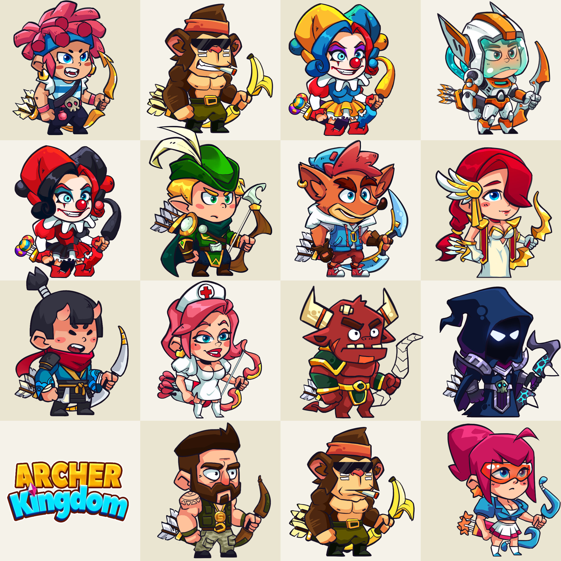 ArtStation - Merge Archer characters list