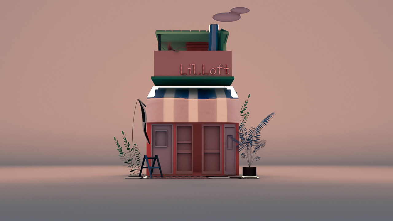 ArtStation - Sunset Hut