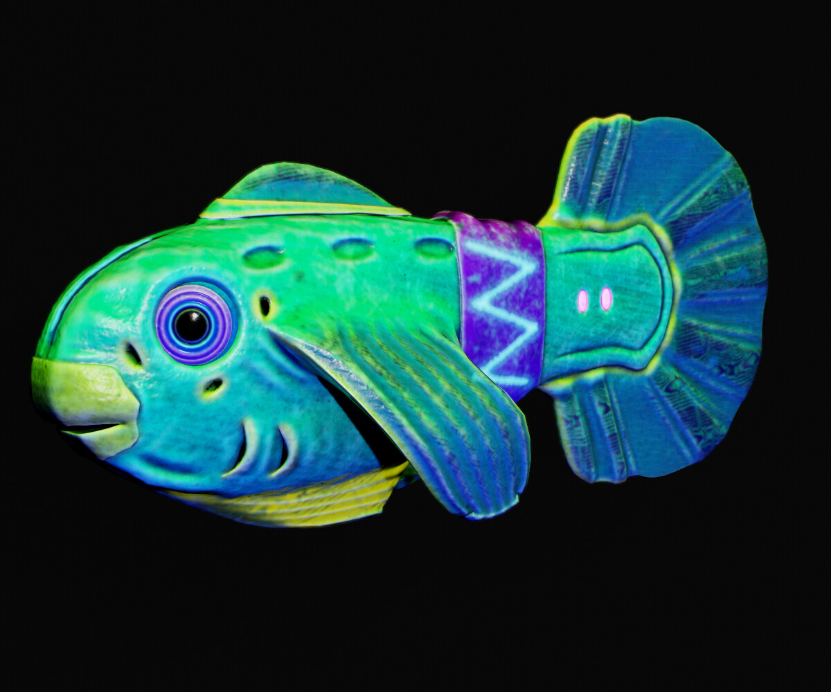 Angus Collins - The Fish Project (animated scene)