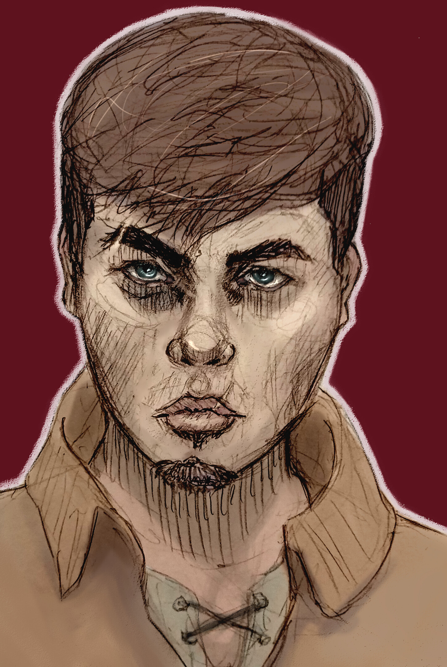 ArtStation - Self-Portrait AOT style