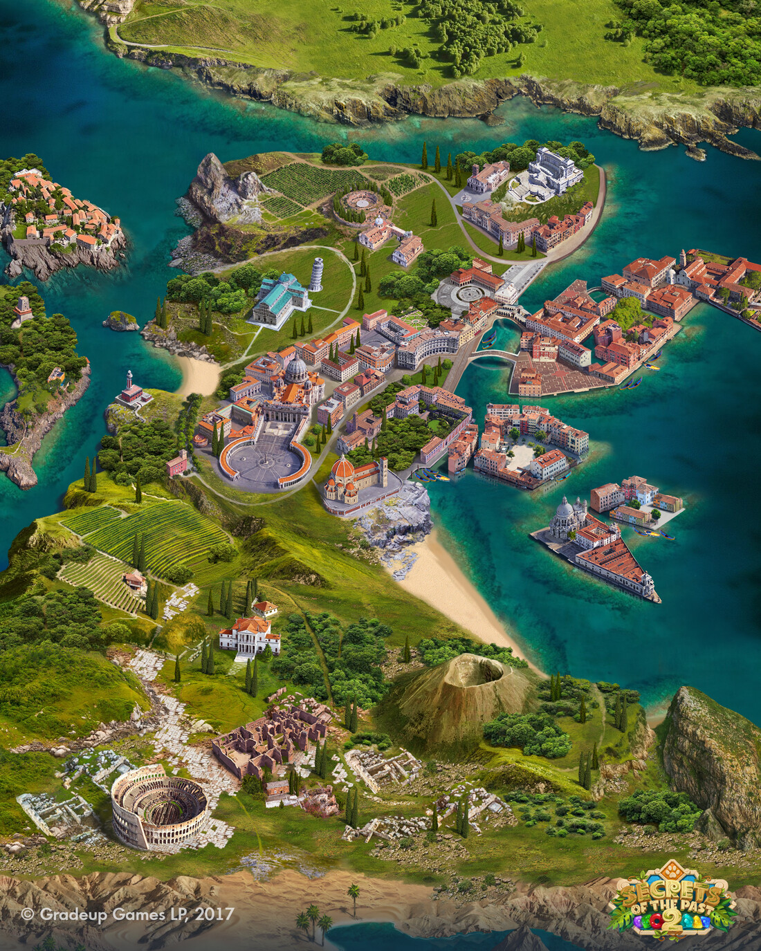 ArtStation - Maps for Secrets of the Past 2