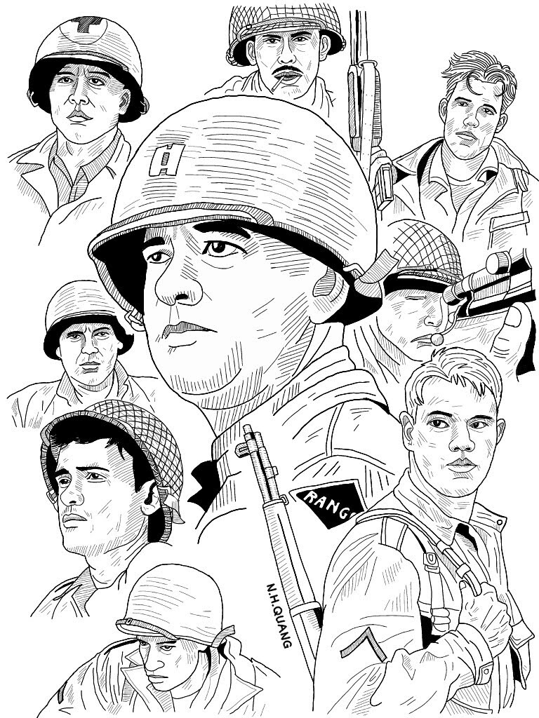 ArtStation - Saving Private Ryan illustration